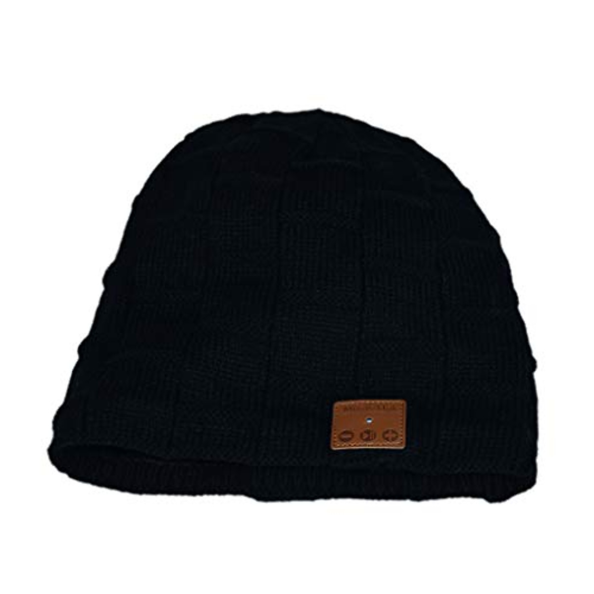 Bluetooth Beanie Hat, Music Hat with Bluetooth Headphones Supports Hands-Free HD Music &Calling Black