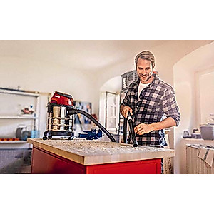 Einhell TC-VC 18/20 Li Stainless Steel Dry Tank, Tool Only (Battery + Charger Not Included)