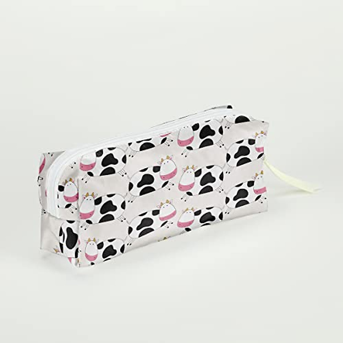Bag Pen Case Pouch Box Organizer for Teen Girls Boys School Students Men Women Waterproof Zipper Pouch for Office Makeup, Cow Print Cow Stuff for Cow Lovers