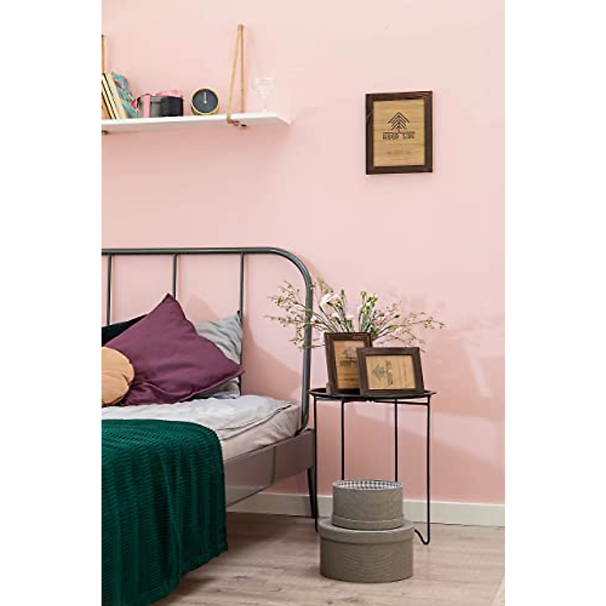 Rustic Wooden Picture Frame 11x14 Inch - Natural Solid Eco Distressed Wood for Wall Mounting Photo Frame - Brown Wenge