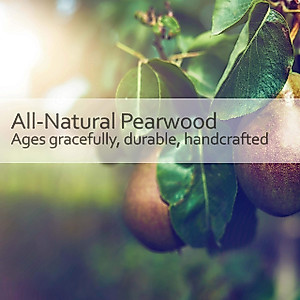 Redecker Baby Hairbrush with Goat Hair Bristles and Oiled Pearwood Handle, 6-1/2-Inches