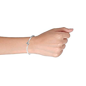 Simple Geometric AAA CZ Solitaire Bypass Bangle Bracelet For Women For Girlfriend .925 Sterling Silver Safety Clasp