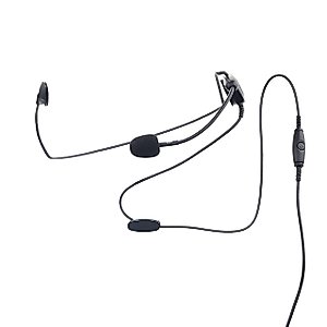 Kenwood Behind-the-neck Headset with Boom Mic for Two-Way Radios