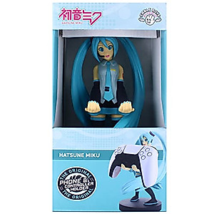 Exquisite Gaming: Hatsune Miku - Original Mobile Phone & Gaming Controller Holder, Device Stand, Cable Guys, Licensed Figure
