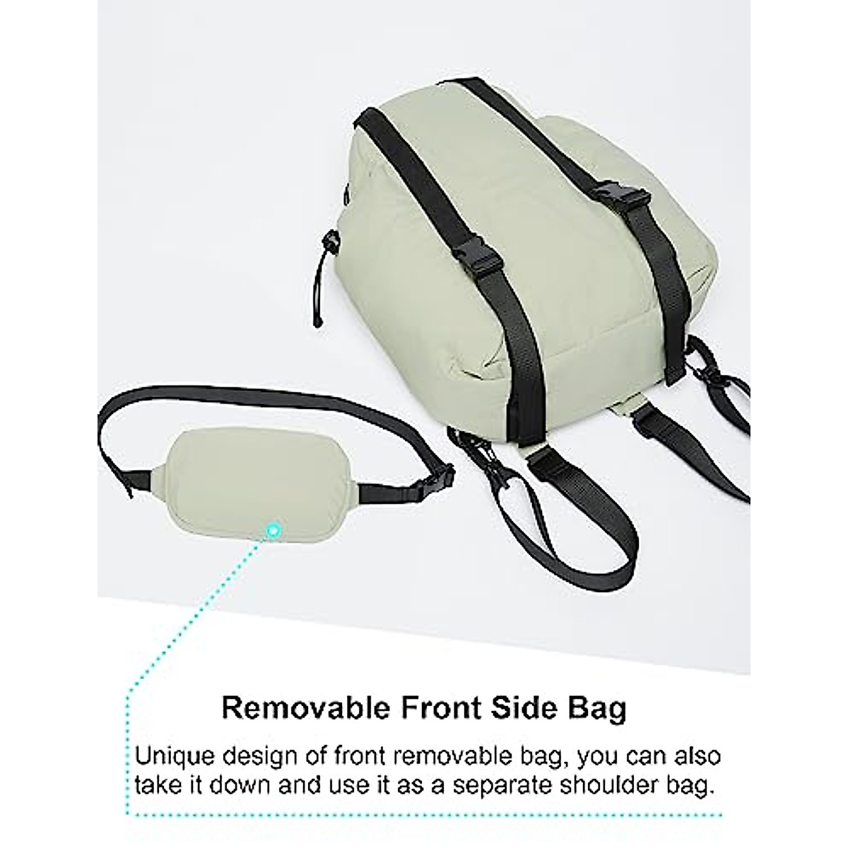 THE GYM PEOPLE Lightweight Mini Backpacks Womens Waterproof Travel Daypack Small Cute Crossbody Sling Bags