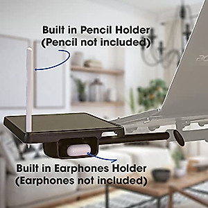 LEVO Accessory Shelf/Mouse Tray Rolling Laptop Workstation Plus