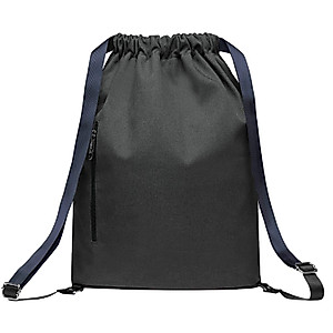 KAUKKO Drawstring Sports Backpack Gym Yoga Bag Shoulder Rucksack for Men and Women(1031-Armygreen)