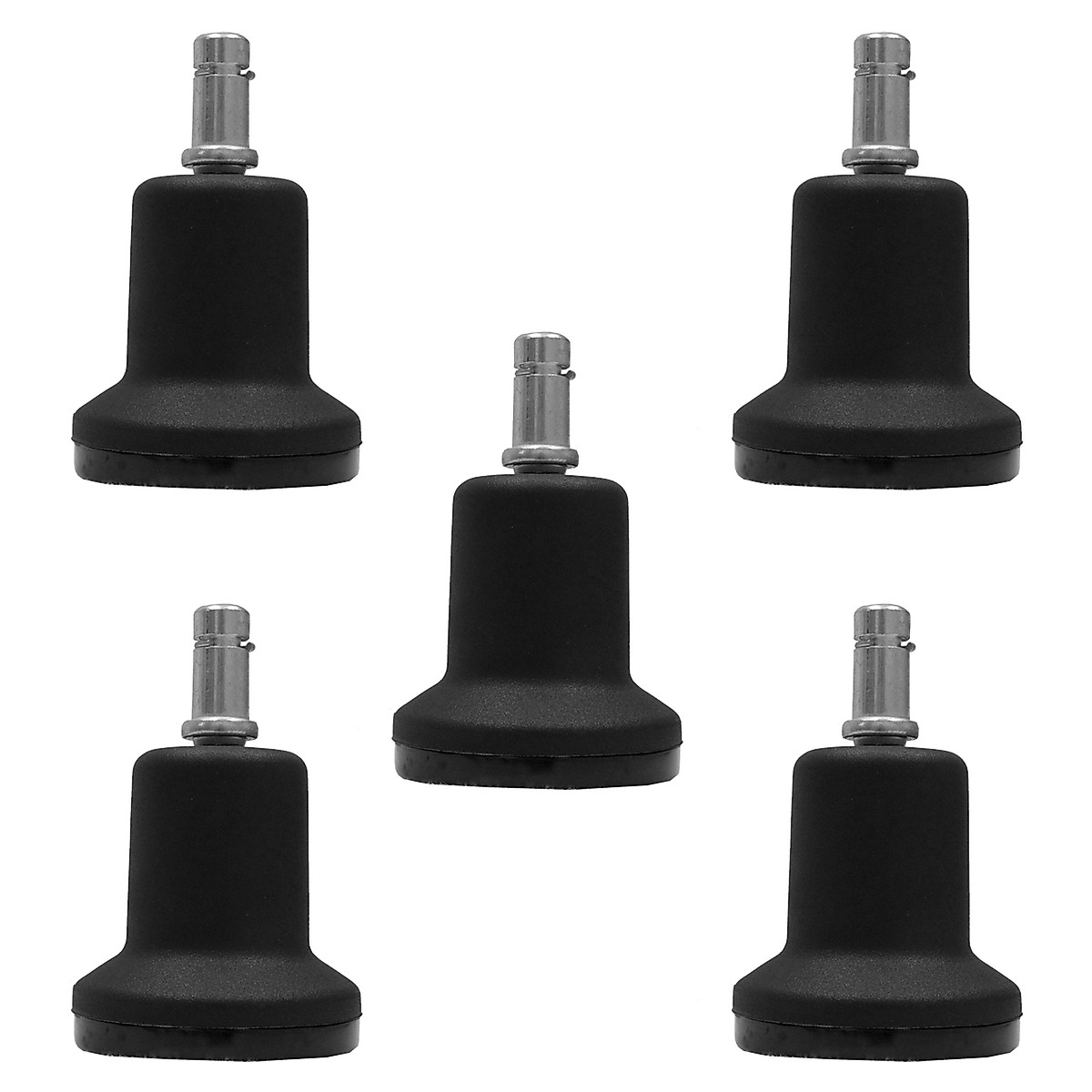 Replacement Office Chair or Stool Bell Glides - High Profile (5 Pack) - S0007