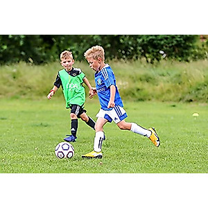 Lionstrike Soccer Ball Lite | Size 4 for Boys, Girls, Kids Ages 7 to 13 Years Old | Ideal Soccer Gear for Training Indoors & Outdoors | Practice Technique & Boost Confidence (White)