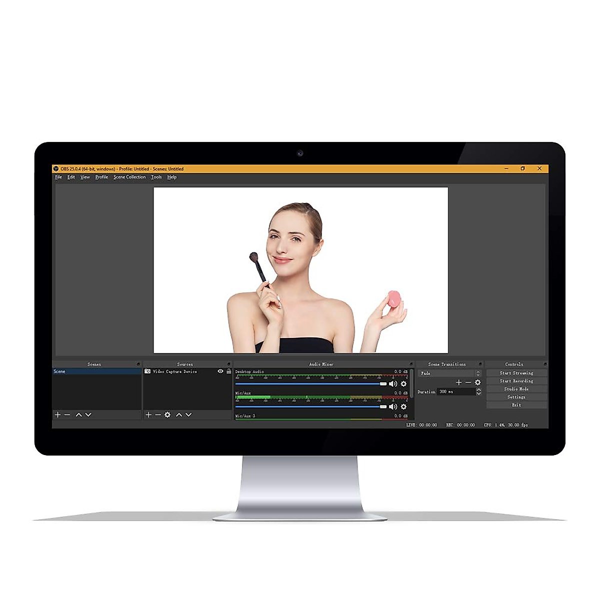 P Panoraxy Wireless Lavalier Microphone with USB USB Video Capture Card to Set Up Livestream Console，Smartphones, Record Interview, Vlogs