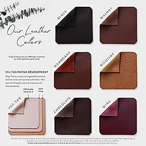 KEYAIIRA - Custom Leather Wall Strap for hanging pillow cushions, Headboards, Banquet strap shelf wall hung hook floating nightstand shelving bracket farmhouse