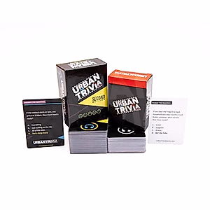 Urban Trivia Game Party Pack Bundle. Multi-Generational Black Card Game. Movies, TV, Growing Up Black + Music Trivia. Black Party Game Fun for Adults & Families.