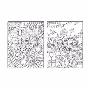 Country Autumn Coloring Book: An Adult Coloring Book Featuring Charming Autumn Scenes, Relaxing Country Landscapes and Cute Farm Animals