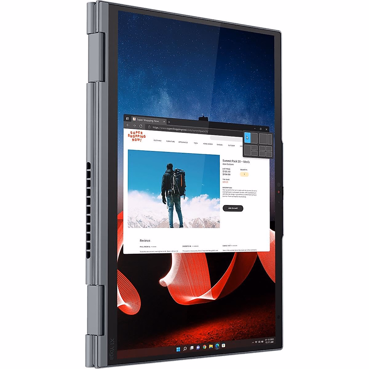 Lenovo ThinkPad X1 Yoga Gen 8 21HQ000BUS 14" Touchscreen Convertible 2 in 1 Notebook - WUXGA - 1920 x 1200 - Intel Core i7 13th Gen i7-1365U Deca-core (10 Core) - Intel Evo Platform - 16 GB Total RAM