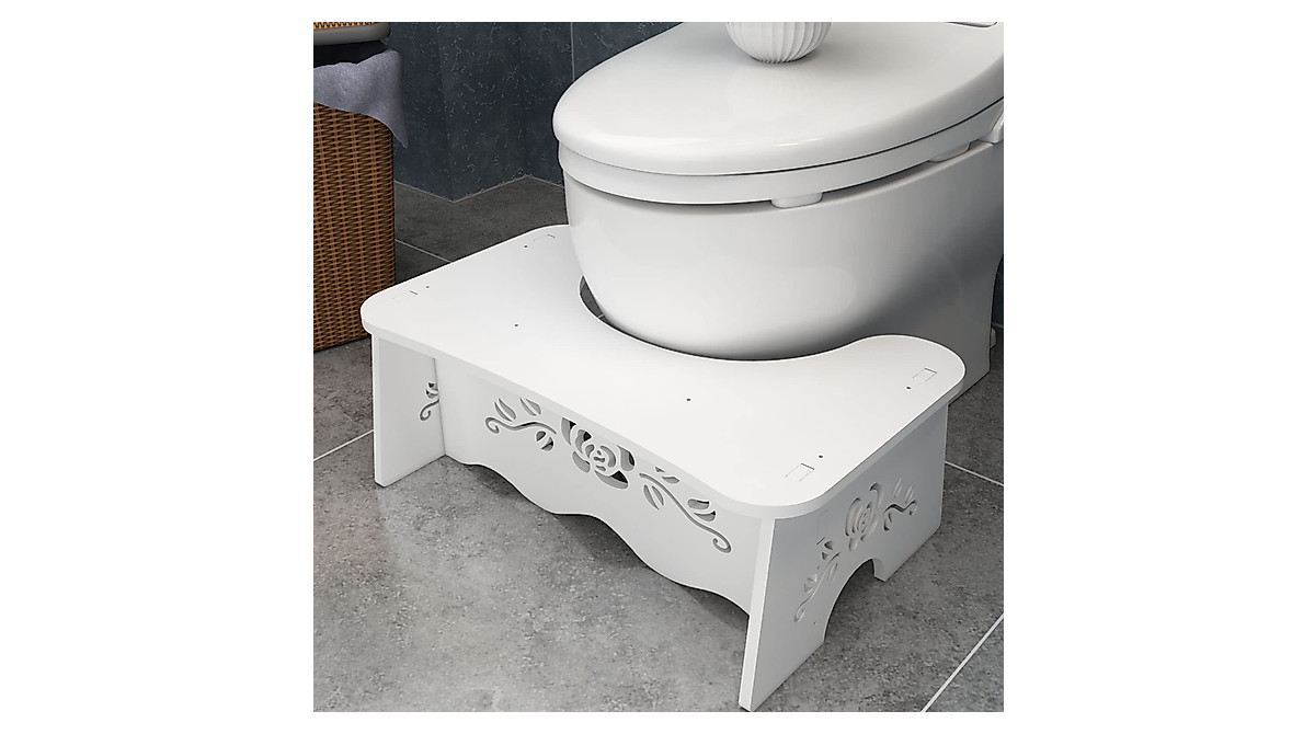 Squatting Toilet Stool for Adults, Poop Stool for Squatting Posture ...