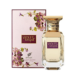 Afnan Violet Bouquet Eau De Parfum for Women, 2.7 Fl. Oz
