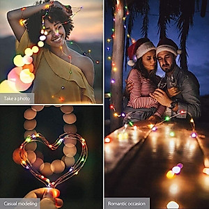 ZBM--ZBM Solar Lights Outdoor, Fairy Lights (20 Lights-200 Lights 8 Modes) Solar Garden Lights, 2m-20m Copper Wire Solar String Lights, Waterproof For Halloween, Christmas, Tree, Garden, Home, Wedding