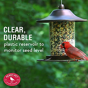 Perky-Pet 312-1SR Outdoor Panorama Wild Bird Feeder - 2 Lb Seed Capacity
