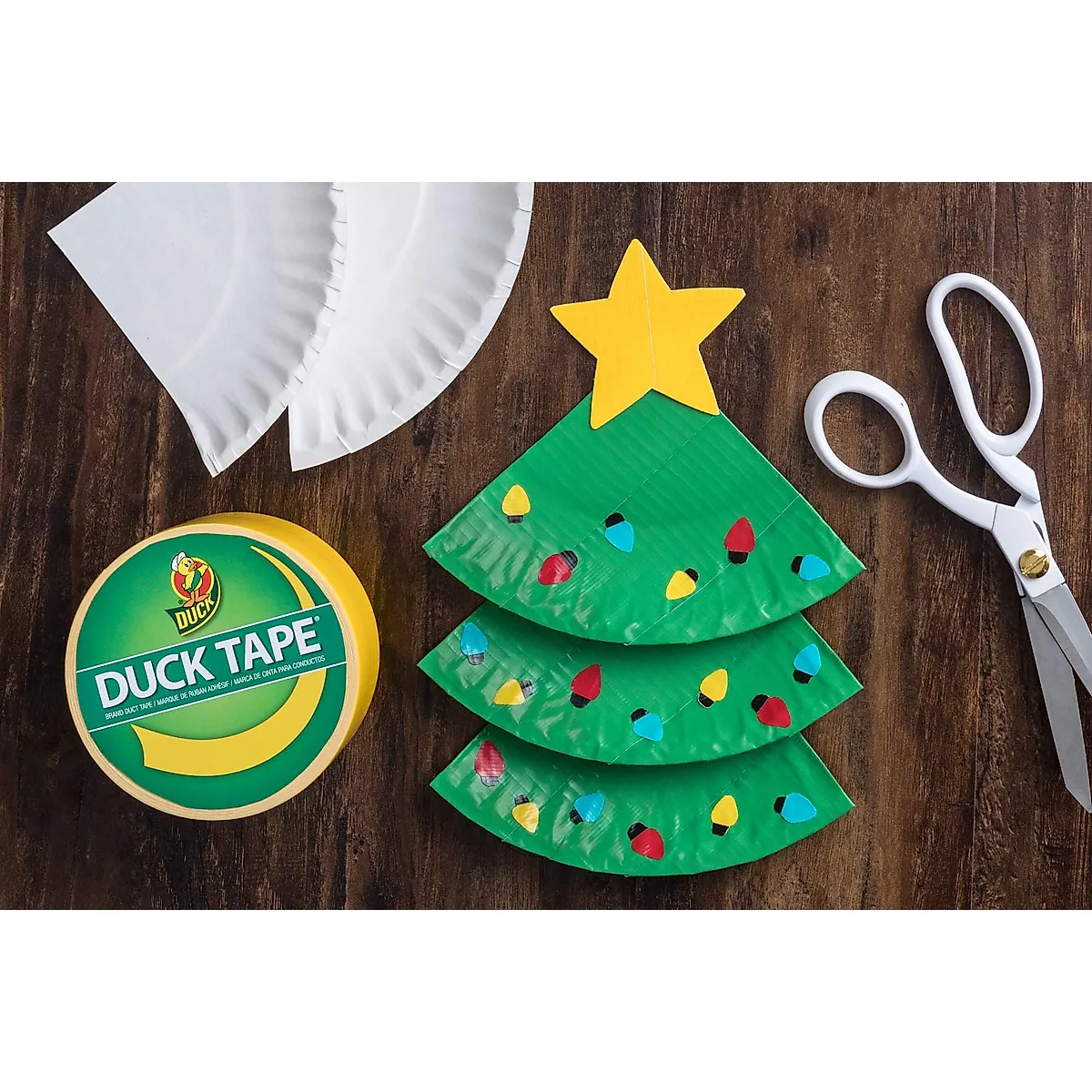 Duck Brand 1304966 Color Duct Tape, Yellow, 1.88 Inches x 20 Yards, 1 Roll