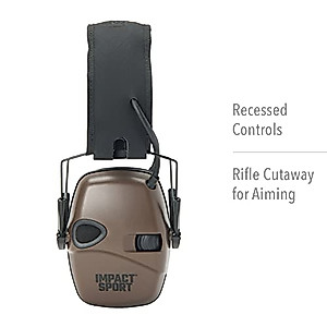 Howard Leight Honeywell Ademco Howard Leight Impact Sport with Bluetooth, Flat Dark Earth (R-02549)