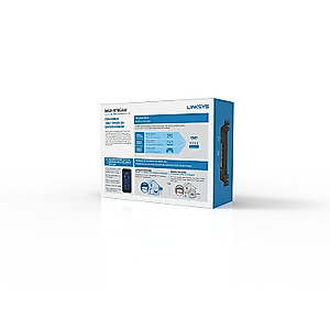 Linksys - Max-Stream AC2200 Tri-Band Wi-Fi Router (EA8300) Black - New (Renewed)