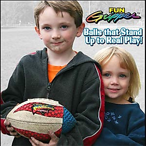 fun gripper 8.5 Patriot Football (PEE WEE) Size (PATRIOTIC) - RED,WHITE & BLUE by: Saturnian I P.E Supplier