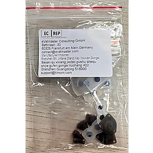 ps4 Controller Replacement Pads, Timorn ps4 Joystick Pads Rubber Dpad Replacement Parts All Set of Key Pad Button Pad Conductive Buttons Kit for PlayStation 4 PS4 (1 Set)
