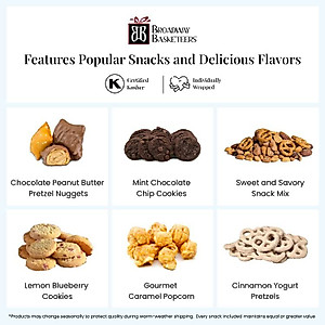 Broadway Basketeers Gourmet Chocolate Food Gift Basket Snack Gifts for Women, Men, Families, College – Delivery for Holidays, Appreciation, Thank You, Congratulations, Corporate, Get Well Soon, Care Package