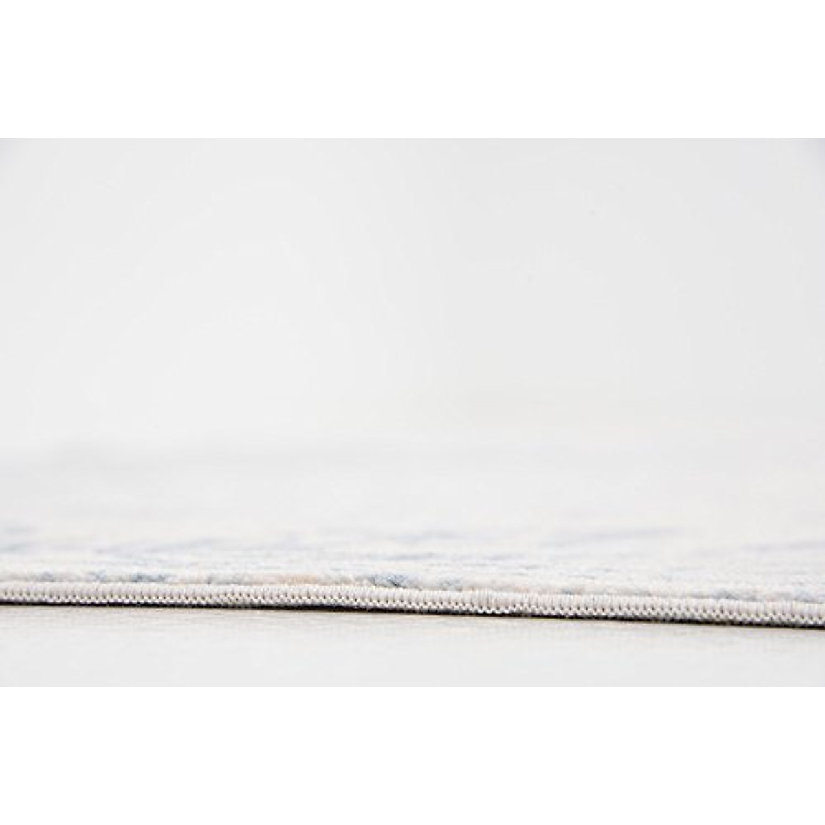 Unique Loom Paris Collection Pastel Tones Traditional Distressed Blue Area Rug (8' 0 x 10' 0)