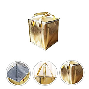 ULTECHNOVO Baking Tote Organizer Tote Bag Car Tote Cooler Ice Packs Insulated Lunch Bags Catering Bag Thermal Bag for Food Delivery Convenient Cake Bag Lunch Storage Pouch Cake Carrying Bag