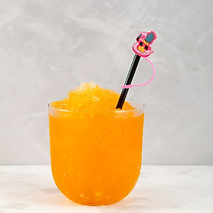 GLEAVI 8pcs Straw Tips Cover Flamingo Shape Straw Toppers Straw Plugs Silicone Straw Tips Caps for Resuable Straws Protector Decoration