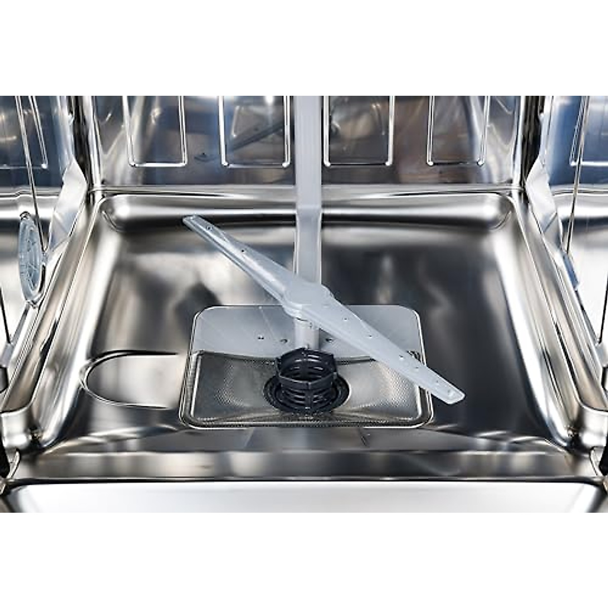 Kenmore 24" Built-In Stainless Steel Tub Dishwasher with SmartWash, UltraWash, SmartDry Plus, MoreSpace Adjustable Rack and Leak Detect, Energy Star Certified, Black