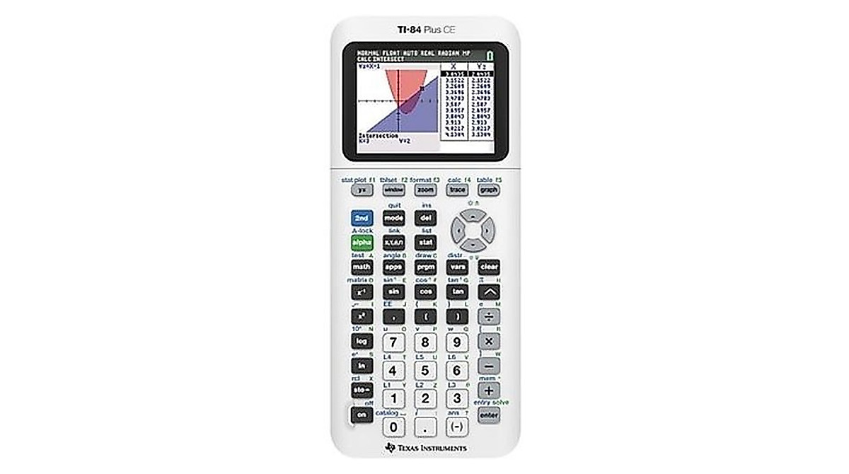 Texas Instruments TI-84 Plus CE Color Graphing Calculator Bright White