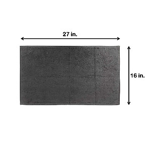 Arkwright Bleach Proof Salon Towels - Pack of 12 - Highly Absorbent, 100% Cotton, Quick Dry Spa Face Towel for Hair Stylist, Barber, Pedicure, and Esthetician, 16 x 27 in, Charcoal