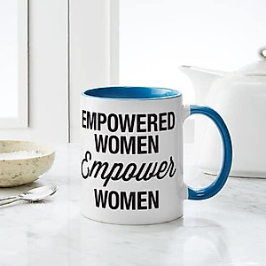 CafePress Empowered Women Empower Women Mug Ceramic Coffee Mug, Tea Cup 11 oz