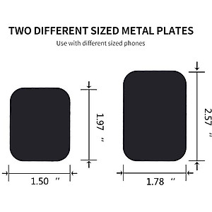 Phone Magnet Sticker, JTS Mount Metal Plate, Cell Phone Magnetic Plate (10 Pack) for Phone Magnet, Magnetic Mount, Car Mount Magnet