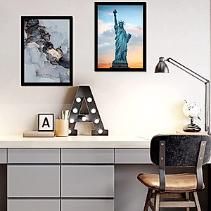 OMAIGAR 11x14 Picture Frame for 11by14 Poster Photo Canvas Certificate Black High Transparent Photo Frame Wall Desktop Horizontal Vertical 11 x 14