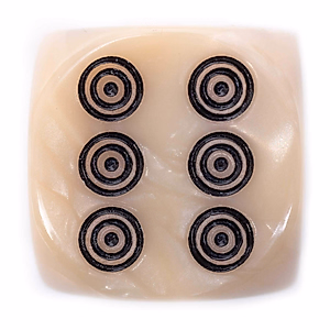 Liar's Dice Game Set - Classic Family Bluffing Game - Treasure Chest Includes Six Professional Bicast Leather Dice Cups, 30 Custom Bullseye D6 Dice, Custom Bidding Die, Pirate Ship Game Mat