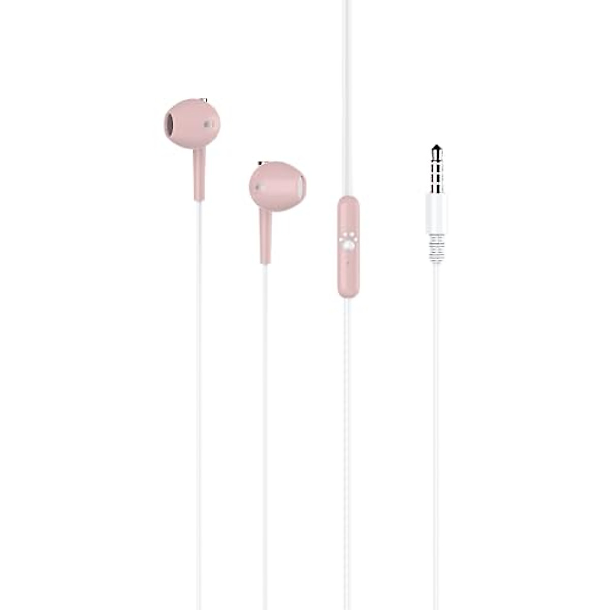 QearFun Unicorn Earbuds for Kids, Kawakii Wired Earbud & in-Ear Headphones Gift for School Girls and Boys with Microphone and Lovely Earphones Storage Case（Pink）