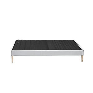 DeCoro Eternity Soft Grey Upholstered Bed Frame, California King Size