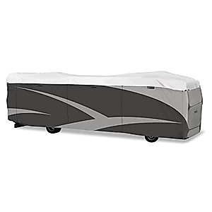 ADCO 36825 Designer Series Olefin HD Class A Motorhome Cover 31' 1" - 34', Gray/White