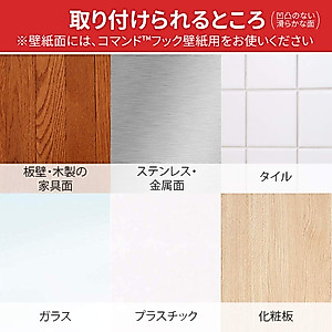 3M CMR10 Command Hook for Calendar, Small, 4 Pieces