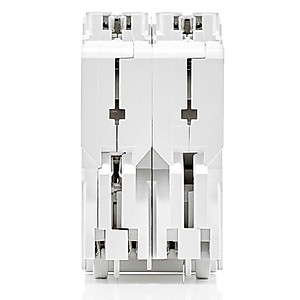 Leviton LB240-GS 40A 2-Pole Plug-On Smart GFCI Branch Circuit Breaker, Hydraulic Magnetic, 120/240 VAC, White