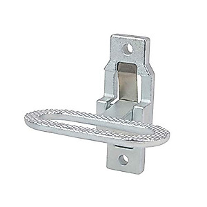 Mytee Products Galvanized Steel Trailer Folding Step - 4 Pack | 4.3" (W) x 3" (D) Fold Down Utility Bed Body Step Safety Folding Grab/Step Flip Up Folding RV Camper Trailer RV Bus