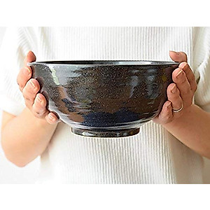 Extra Large Sanuki Udon Donburi Ramen Bowl Black