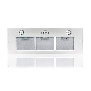 KOBE Range Hoods INX2936SQBF-500-1 Built-In/Insert Range Hood, 36", Stainless Steel