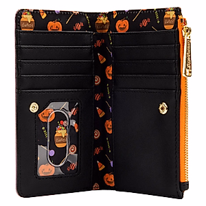 Loungefly Disney Winnie the Pooh Halloween Group Glow-in-the-Dark Flap Wallet