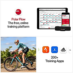 Polar H10 Heart Rate Monitor Chest Strap - ANT + Bluetooth, Waterproof HR Sensor for Men and Women (NEW)