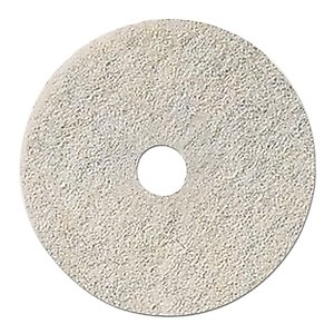 Boardwalk BWK4019NAT 19 in. Diameter Burnishing Floor Pads - Natural White (5/Carton)