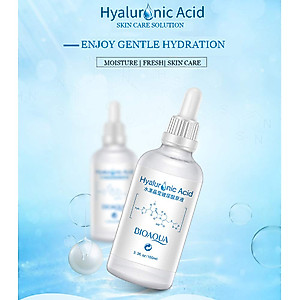 BIOAQUA Hyaluronic Acid Face Cleanser Moisturizing and Smoothing Essence Restoring Oil Balance 100ml